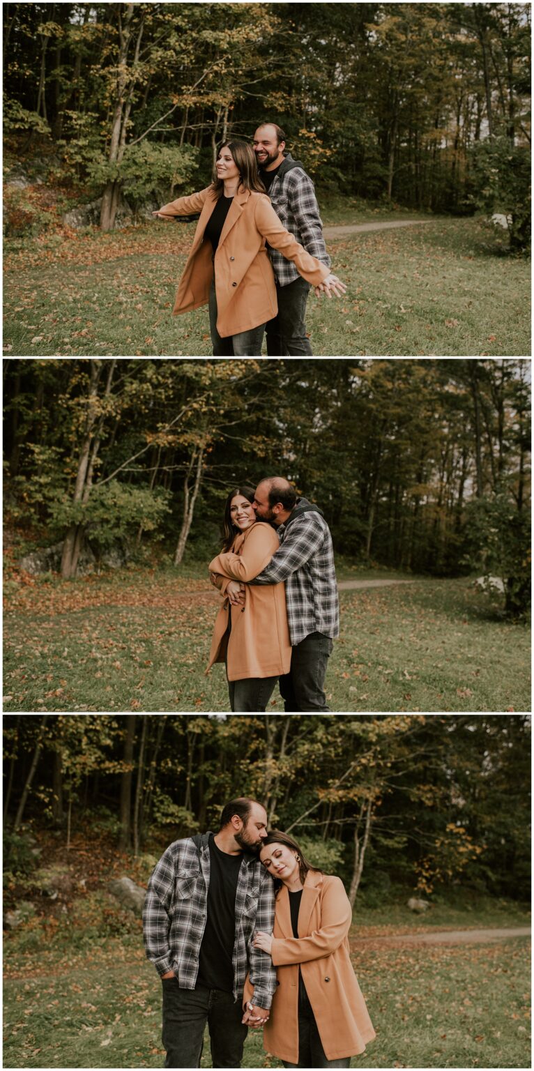 Fall Engagement Session w. Pumpkin Heads | Sarah & Angelo
